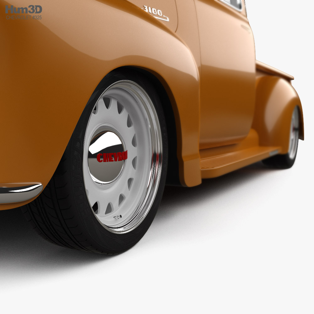 Chevrolet Advance Design Custom 1959 3D model - Download Pickup on ...