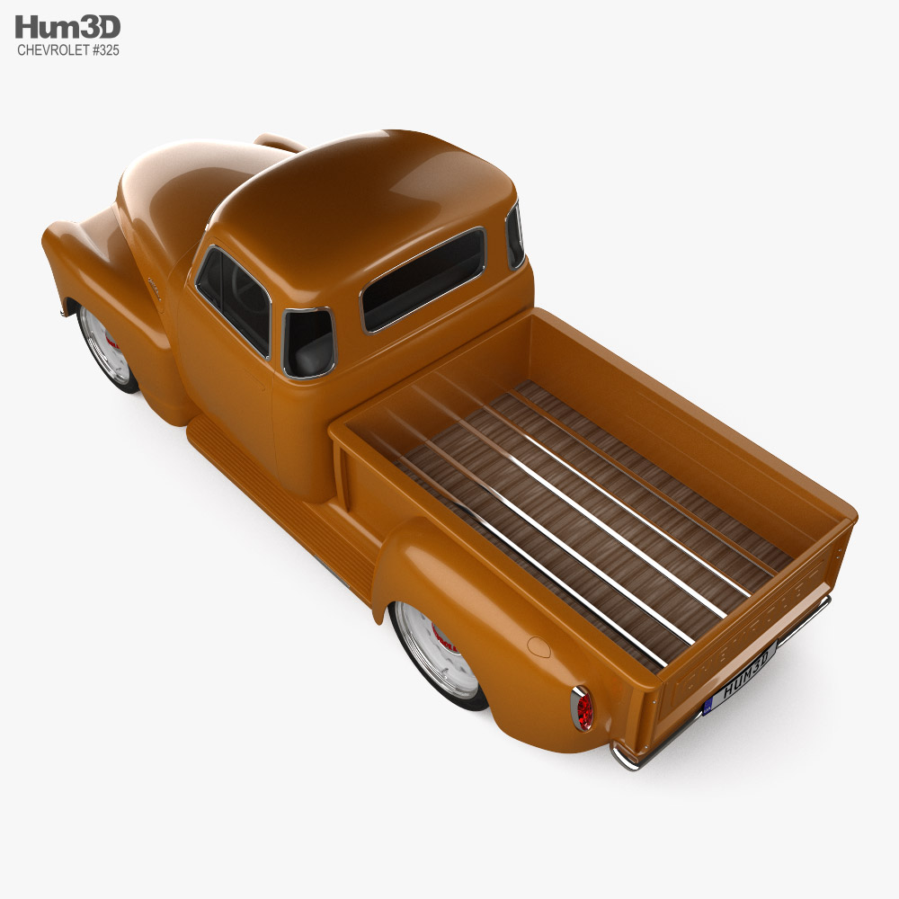 Chevrolet Advance Design Custom 1959 3D model - Download Pickup on ...