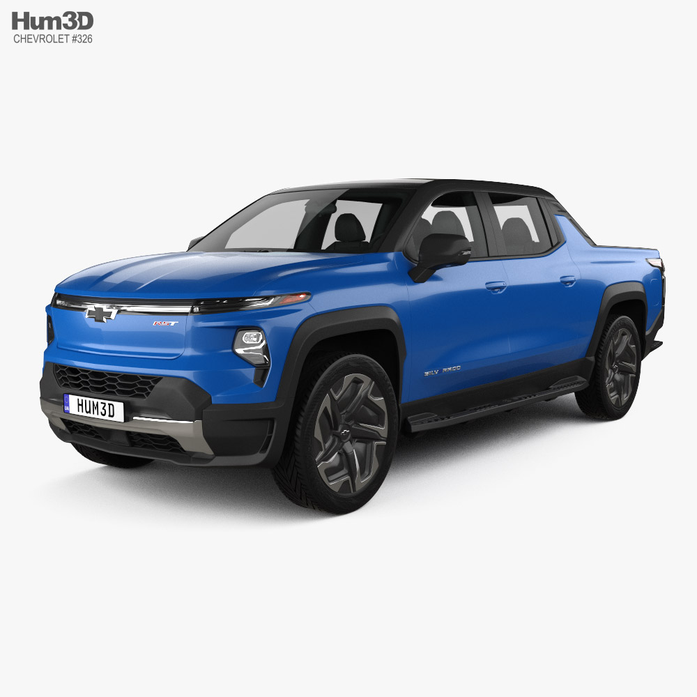 Chevrolet Silverado EV Crew Cab RST 2024 Modelo 3D - Descargar Pickup ...