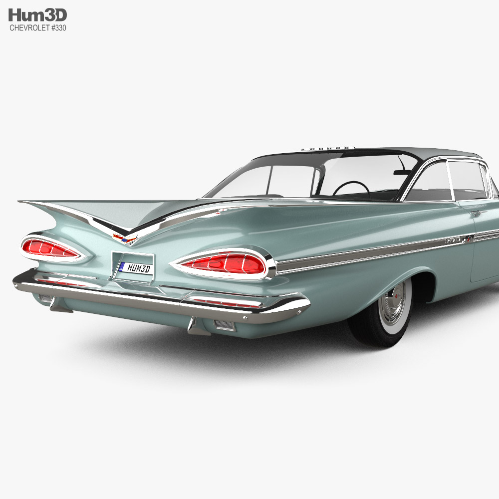 Chevrolet Impala Sport Coupe 1962 3D model - Download 1950-1959 on ...