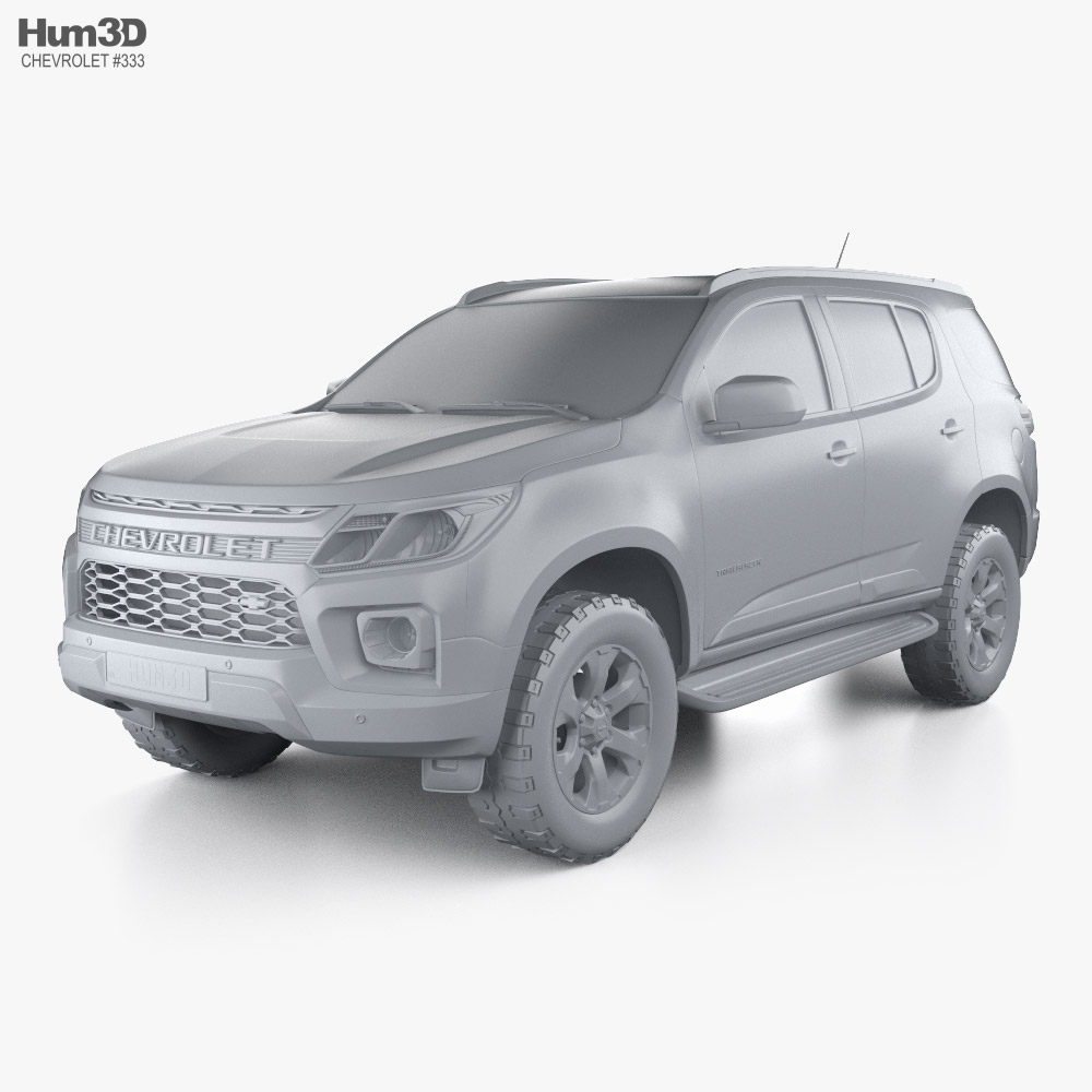 Chevrolet TrailBlazer Premier 2023 3D model - Download Crossover SUV on ...
