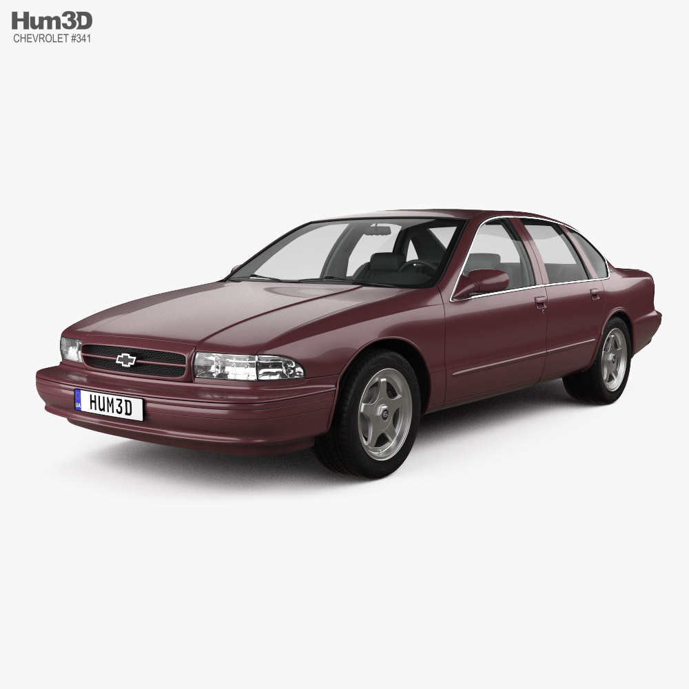 Chevrolet Impala SS 인테리어 가 있는 1998 3D 모델 - 다운로드 Sedan on 3DModels.org