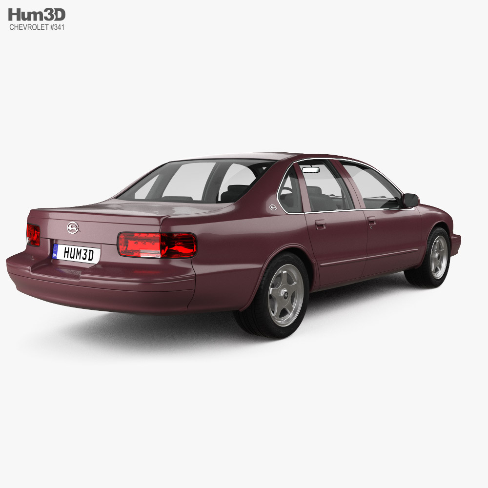 Chevrolet Impala SS 인테리어 가 있는 1998 3D 모델 - 다운로드 Sedan on 3DModels.org