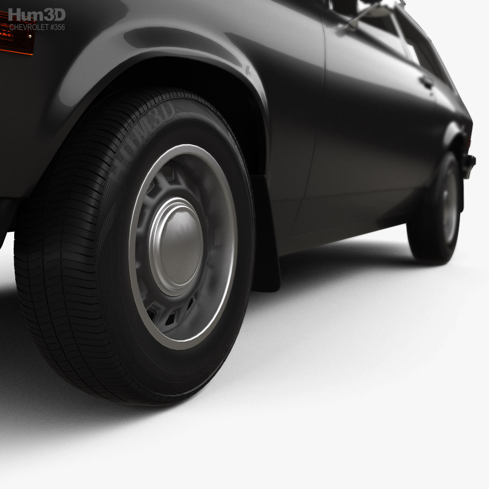 Chevrolet Vega Kammback wagon 1977 3D model - Download Wagon car on ...