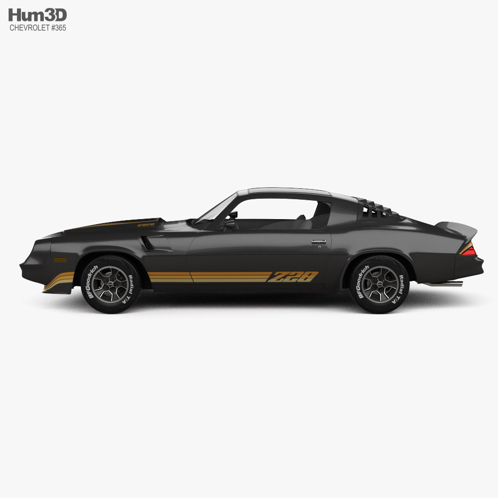 Chevrolet Camaro Z28 1983 3D model - Download Sports car on 3DModels.org