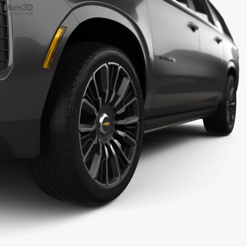 Chevrolet Suburban HighCountry 2025 3D model - Download Crossover SUV ...
