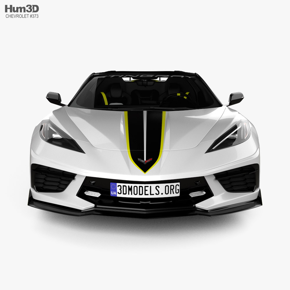 Chevrolet Corvette Stingray convertible Indy 500 Pace Car 2024 3D model ...