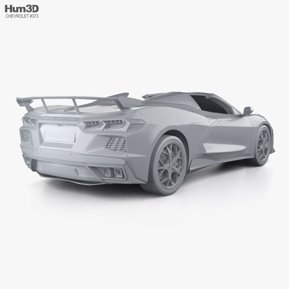Chevrolet Corvette Stingray convertible Indy 500 Pace Car 2024 3D model ...