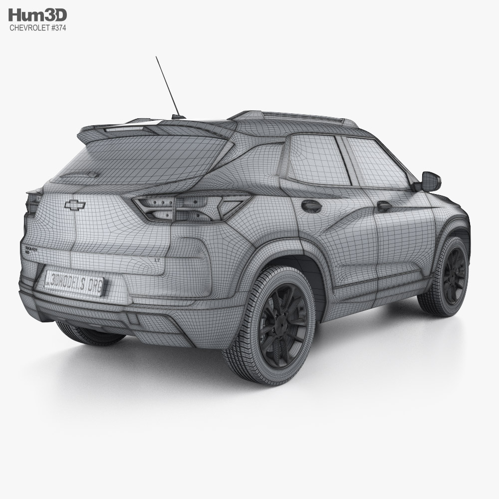 Chevrolet Trailblazer LT US-spec 2025 3D model - Download Crossover SUV ...