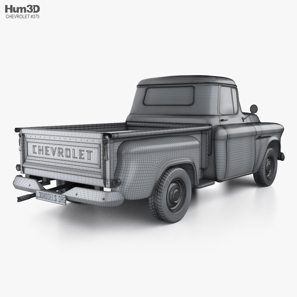 Chevrolet Task Force 1962 Modelo 3D - Descargar Pickup on 3DModels.org