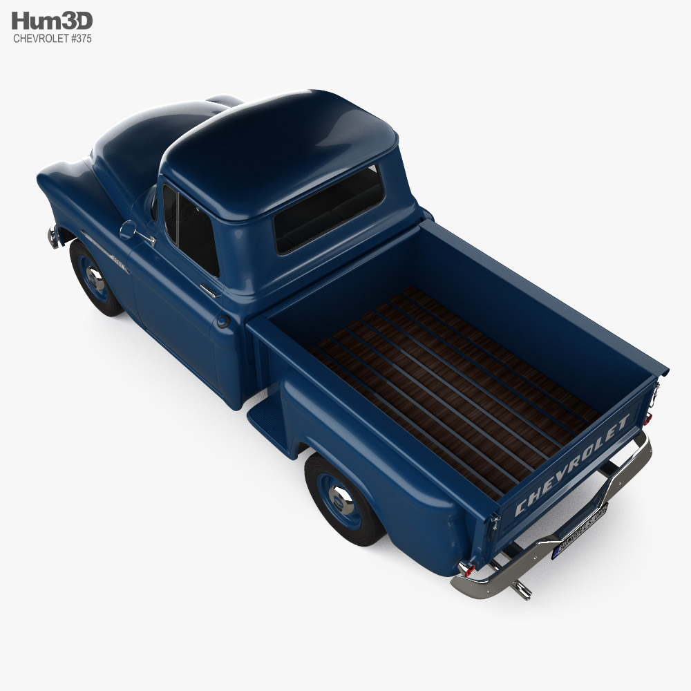Chevrolet Task Force 1962 3D model - Download Pickup on 3DModels.org