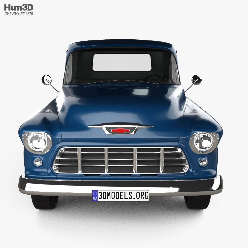 Chevrolet Task Force 1962 3D model - Download Pickup on 3DModels.org