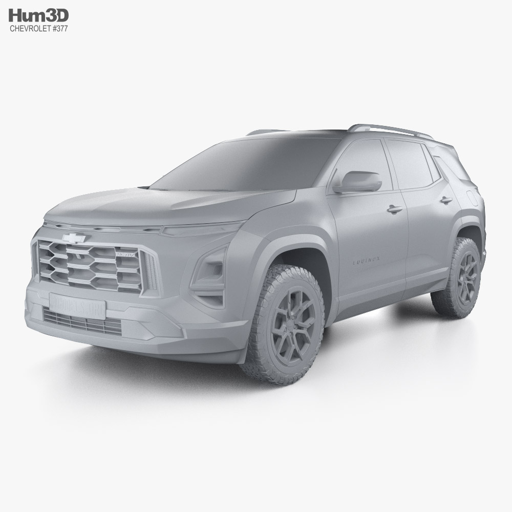 Chevrolet Equinox Activ 2025 3D model - Download Crossover SUV on ...
