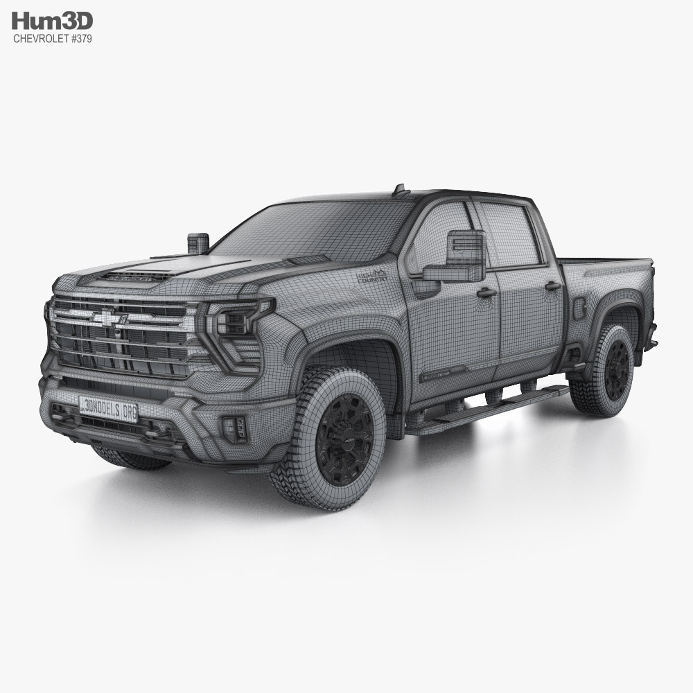 Chevrolet Silverado HD 2500 Crew Cab Standard Bed HighCountry 2025 3D ...
