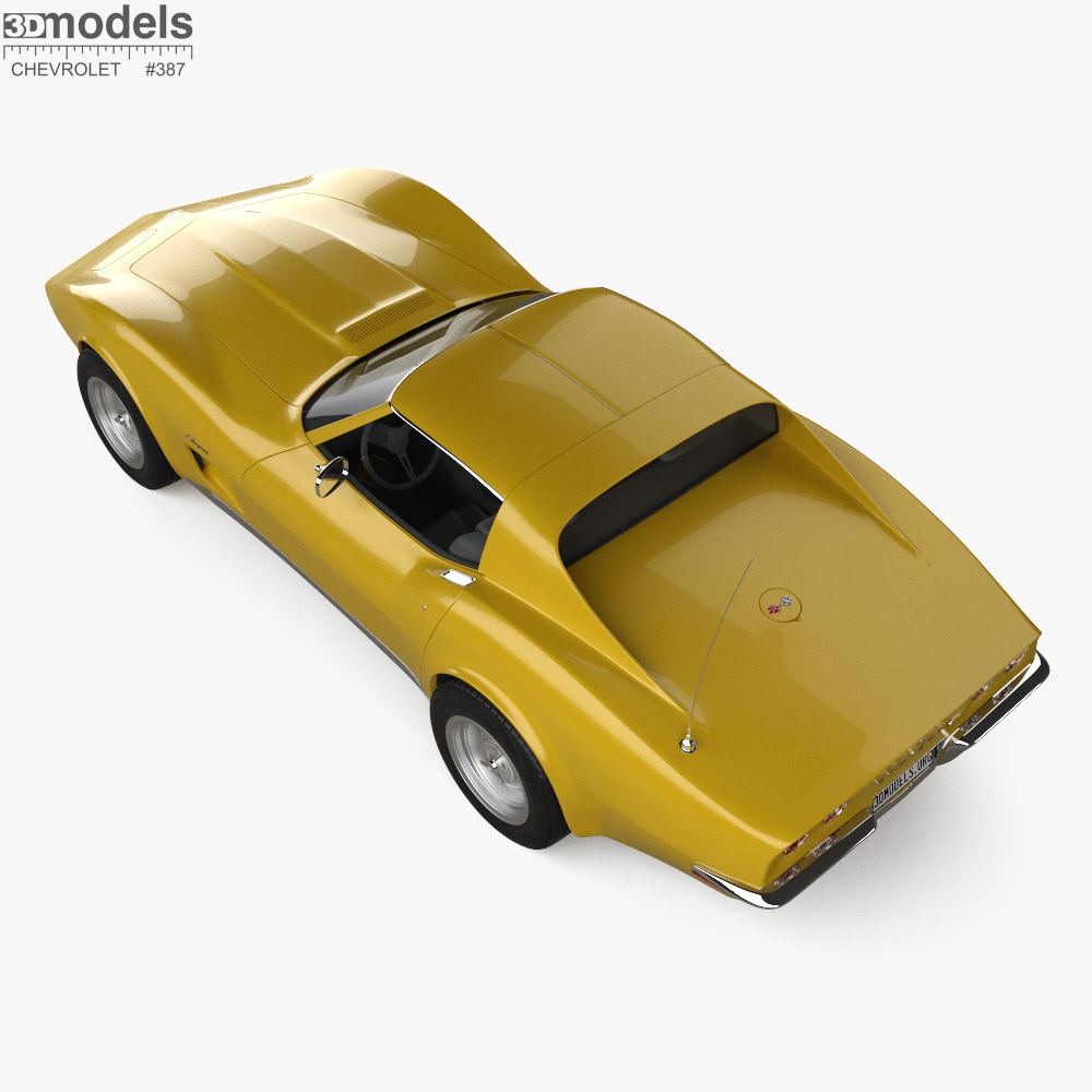 Chevrolet Corvette Stingray cupé 1976 Modelo 3D - Descargar Sports car ...