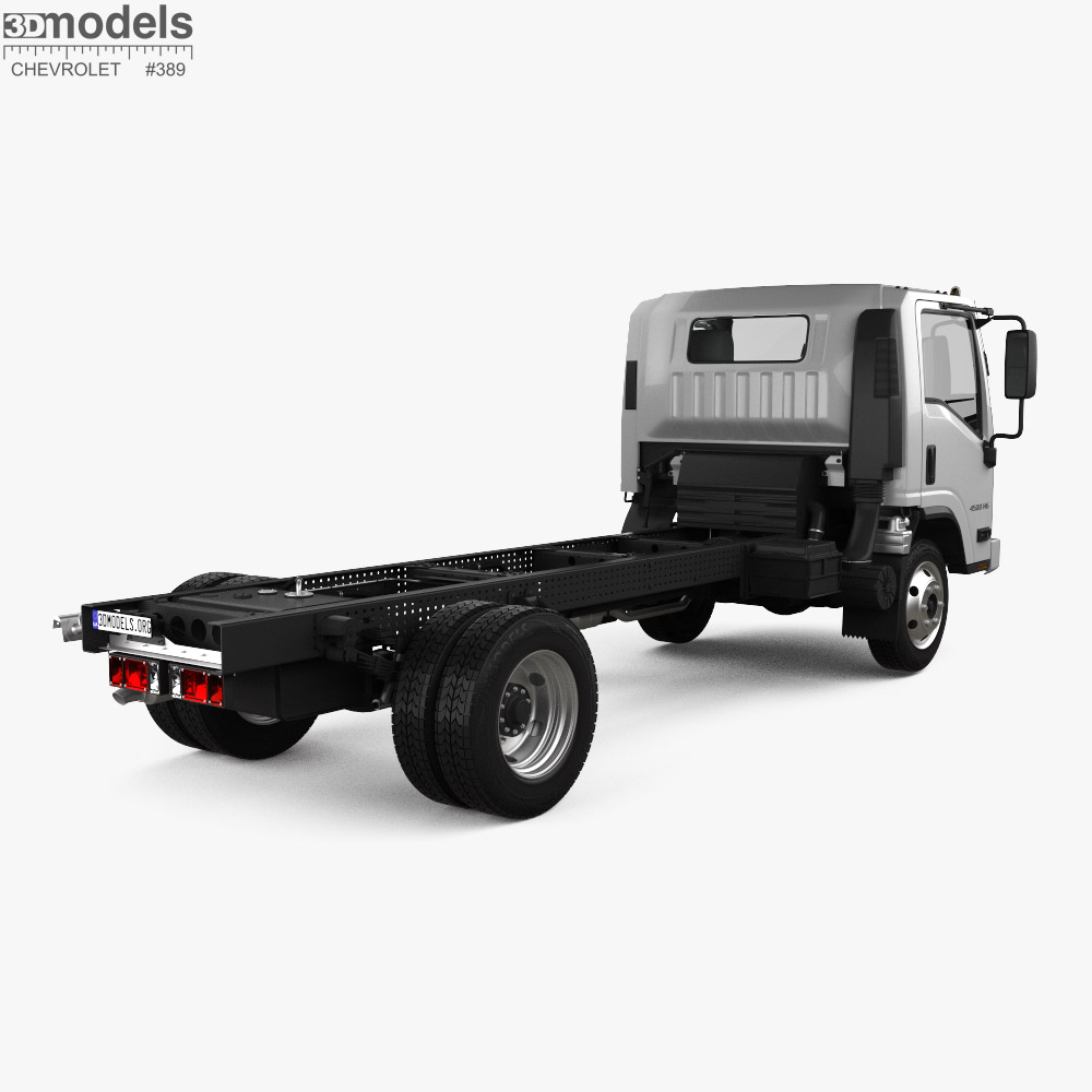 Chevrolet 4500 HG LCF 150WB Chassis Truck 2025 3D model - Download ...
