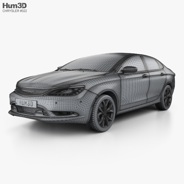 Chrysler 200 S 2018 3D model - Download Sedan on 3DModels.org