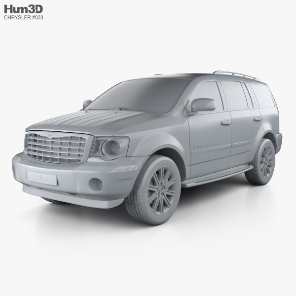 Chrysler Aspen 2009 3D model - Download Crossover SUV on 3DModels.org