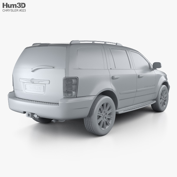 Chrysler Aspen 2009 Modelo 3D - Descargar Crossover SUV on 3DModels.org