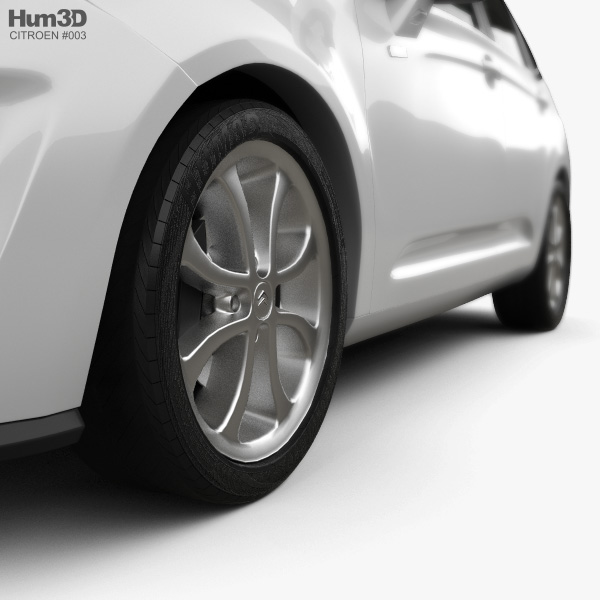 Citroen C3 2011 3D model - Download Hatchback on 3DModels.org