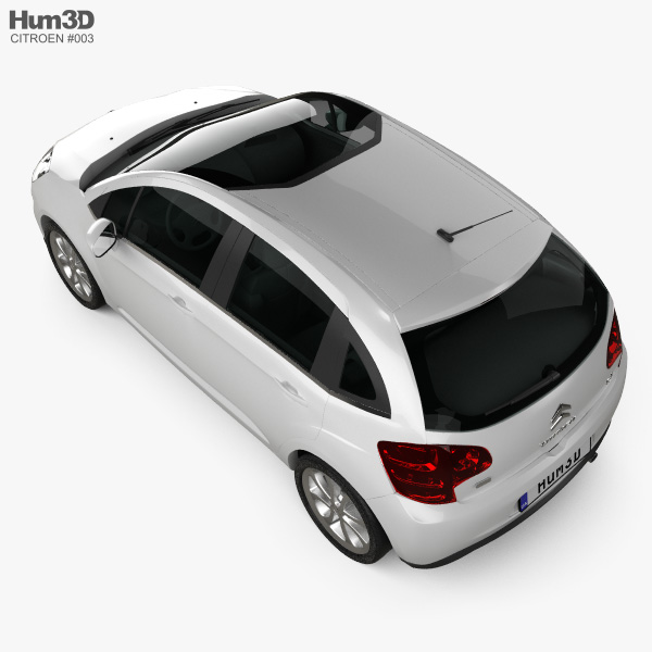 Citroen C3 2011 3D model - Download Hatchback on 3DModels.org