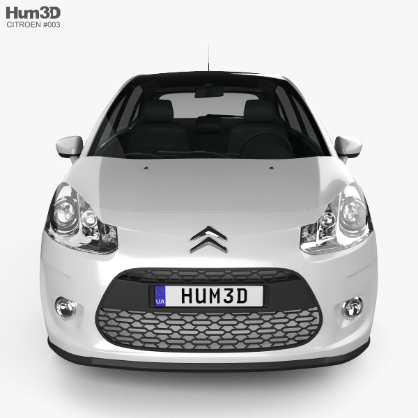 Citroen C3 2011 3D model - Download Hatchback on 3DModels.org