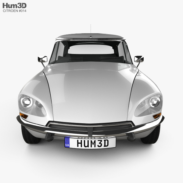 Citroen DS 4-door sedan 1970 3D model - Download Sedan on 3DModels.org