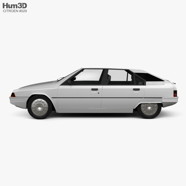 Citroen BX 1994 3D model - Download Hatchback on 3DModels.org