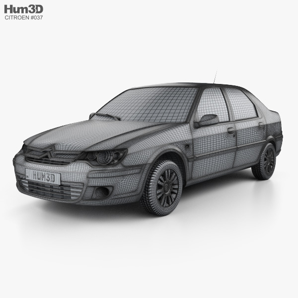 Citroen C-Elysee sedan 2012 3D model - Download Sedan on 3DModels.org