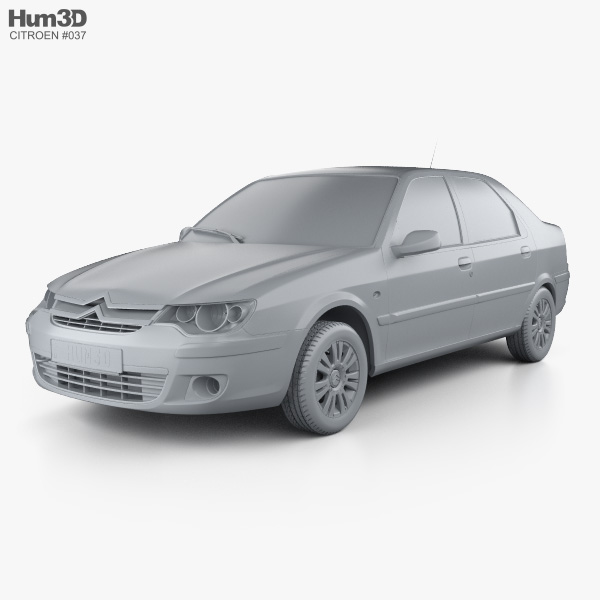 Citroen C-Elysee sedan 2012 3D model - Download Sedan on 3DModels.org