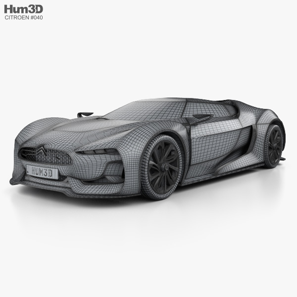 Citroen GT with HQ interior 2008 3D model - Download Sports car on ...