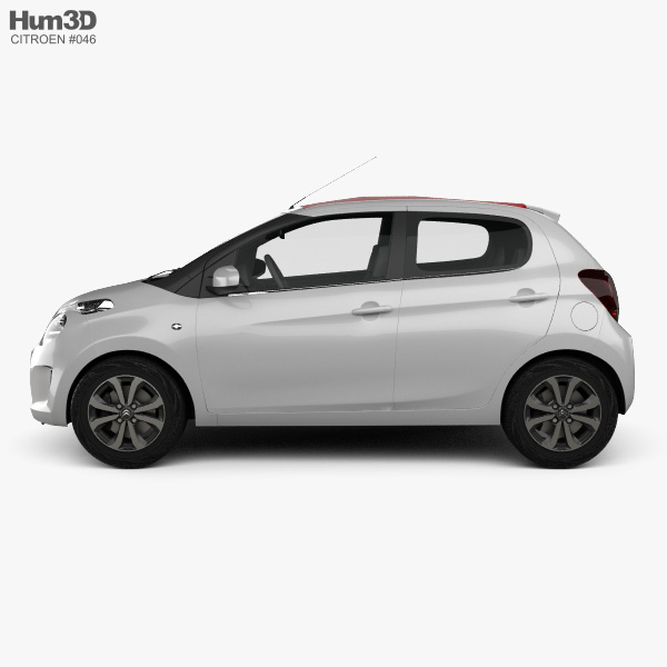 Citroen C1 5-door 2017 3D model - Download Hatchback on 3DModels.org