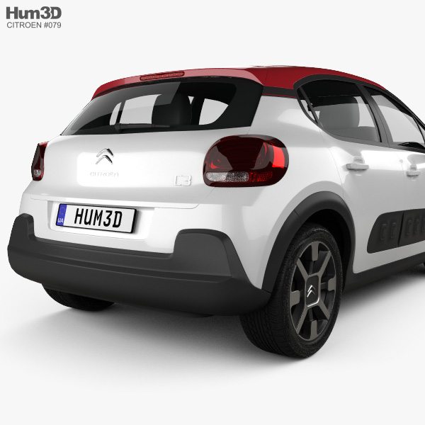 Citroen C3 2020 3D model - Download Crossover SUV on 3DModels.org