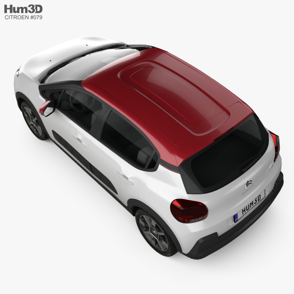 Citroen C3 2020 3D model - Download Crossover SUV on 3DModels.org