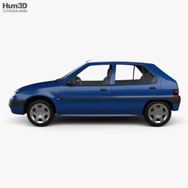 Citroen Saxo 2003 Modelo 3D - Descargar Hatchback on 3DModels.org