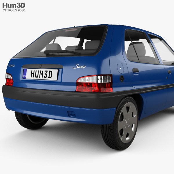 Citroen Saxo 2003 Modelo 3D - Descargar Hatchback on 3DModels.org