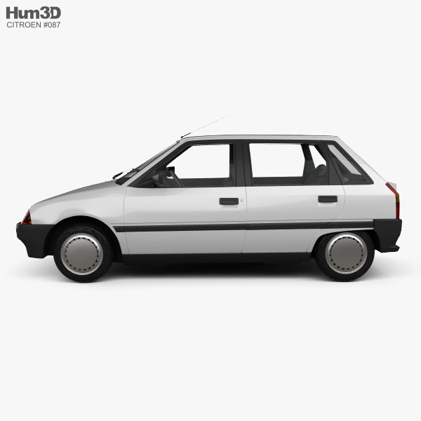 Citroen AX Hatchback Compacto 1998 Modelo 3D - Descargar Hatchback on ...