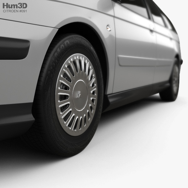 Citroen C5 break 2008 3D model - Download Wagon car on 3DModels.org