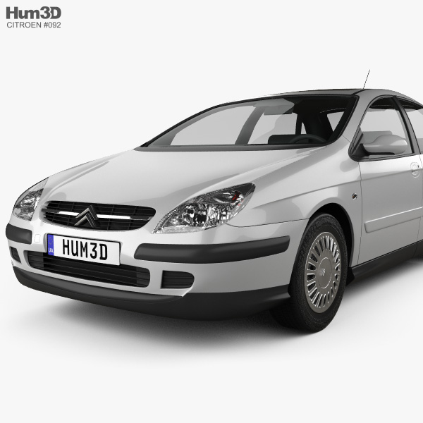 Citroen C5 liftback 2008 3D model - Download Hatchback on 3DModels.org