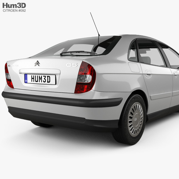Citroen C5 liftback 2008 3D model - Download Hatchback on 3DModels.org