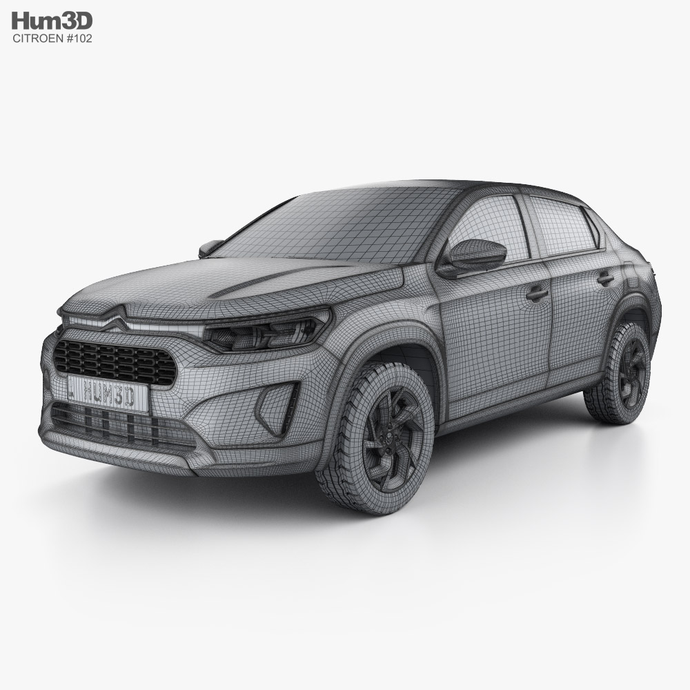 Citroen C3 L sedan 2022 3D model - Download Sedan on 3DModels.org