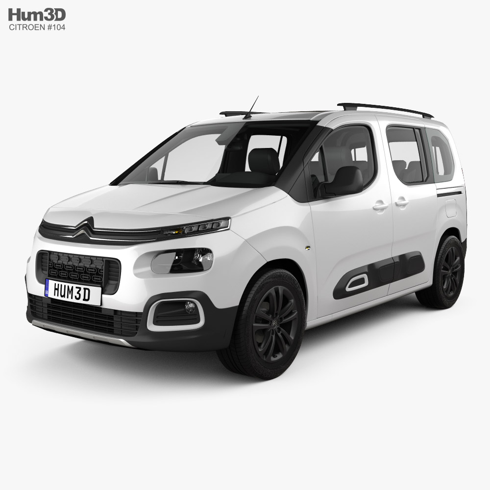 Citroen Berlingo 2021 3D model - Download Van on 3DModels.org