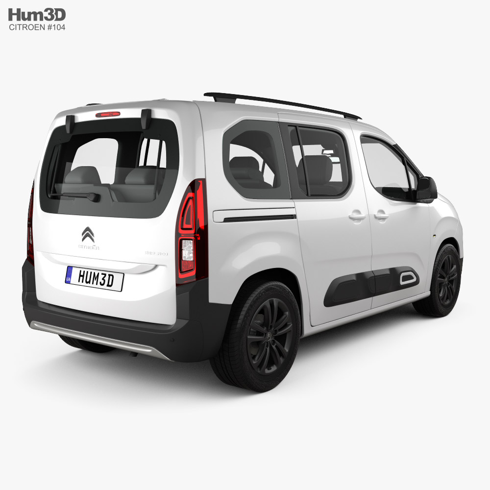 Citroen Berlingo 2021 3D model - Download Van on 3DModels.org
