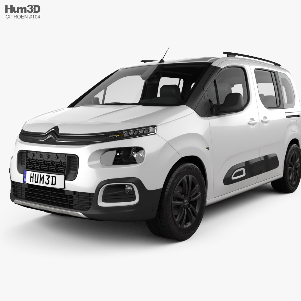 Citroen Berlingo 2021 Modelo 3D - Descargar Van on 3DModels.org