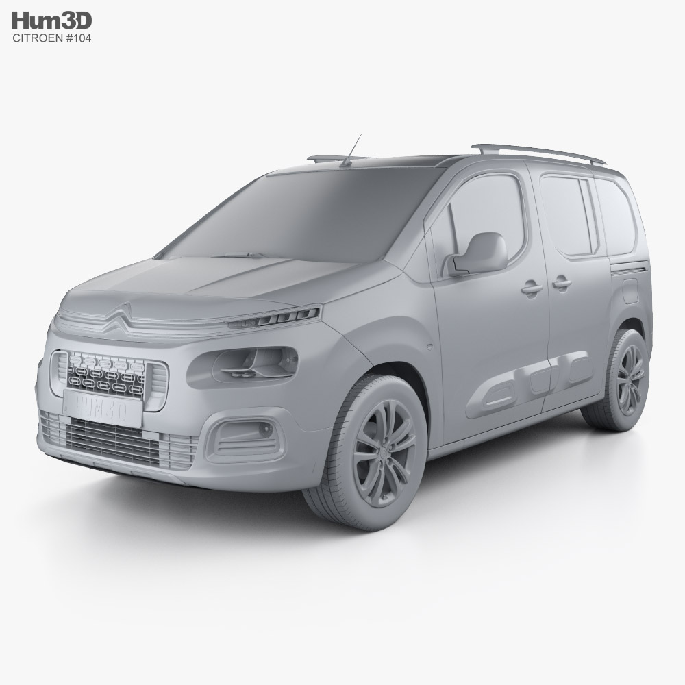 Citroen Berlingo 2021 Modelo 3D - Descargar Van on 3DModels.org