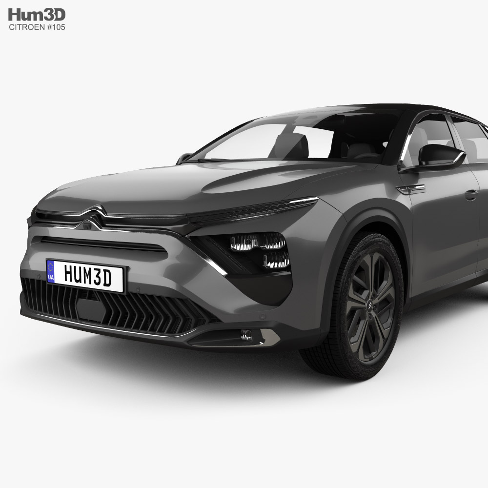 Citroen C5 X 2024 3D model - Download Hatchback on 3DModels.org