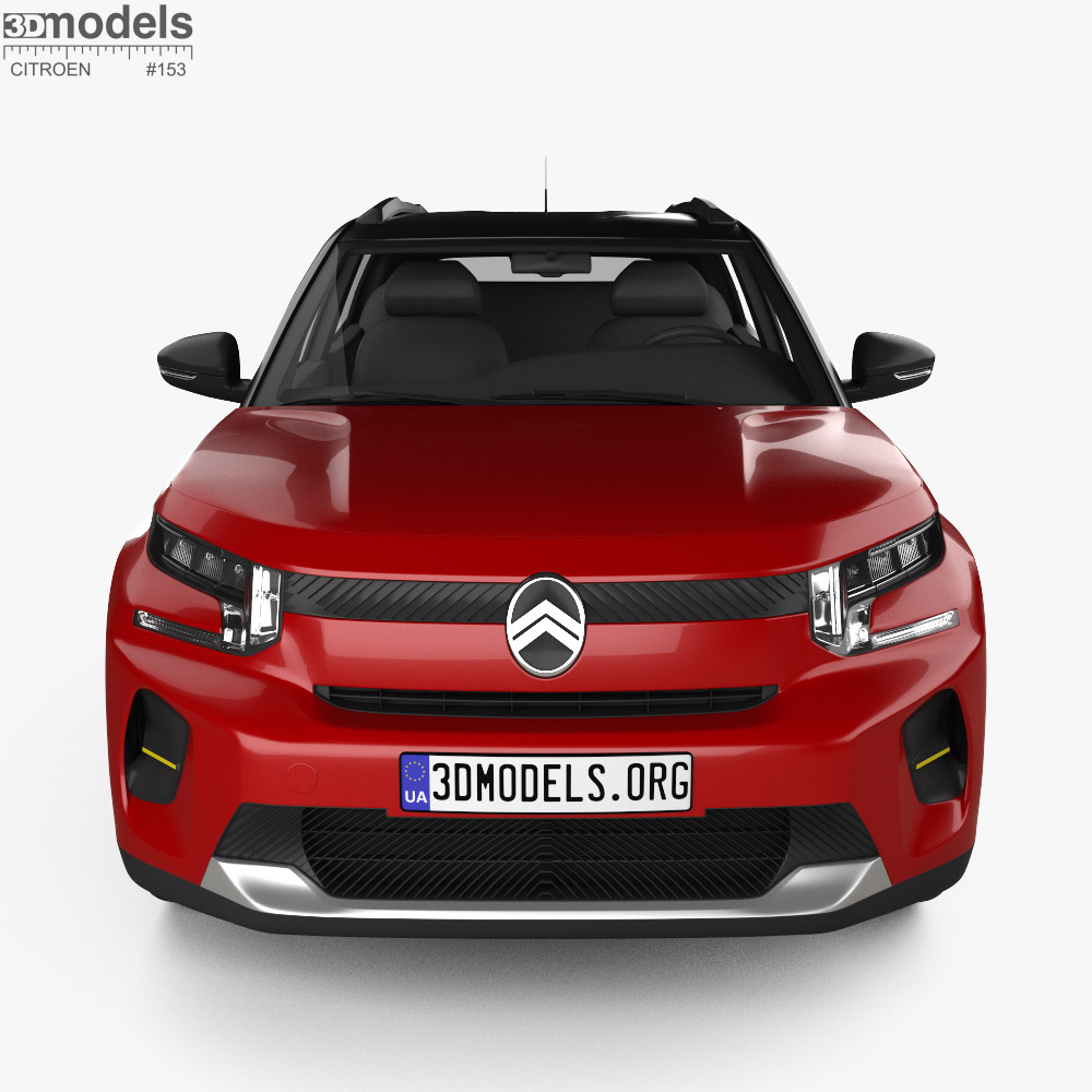 Citroen C3 e Max 2025 3D model - Download Crossover SUV on 3DModels.org