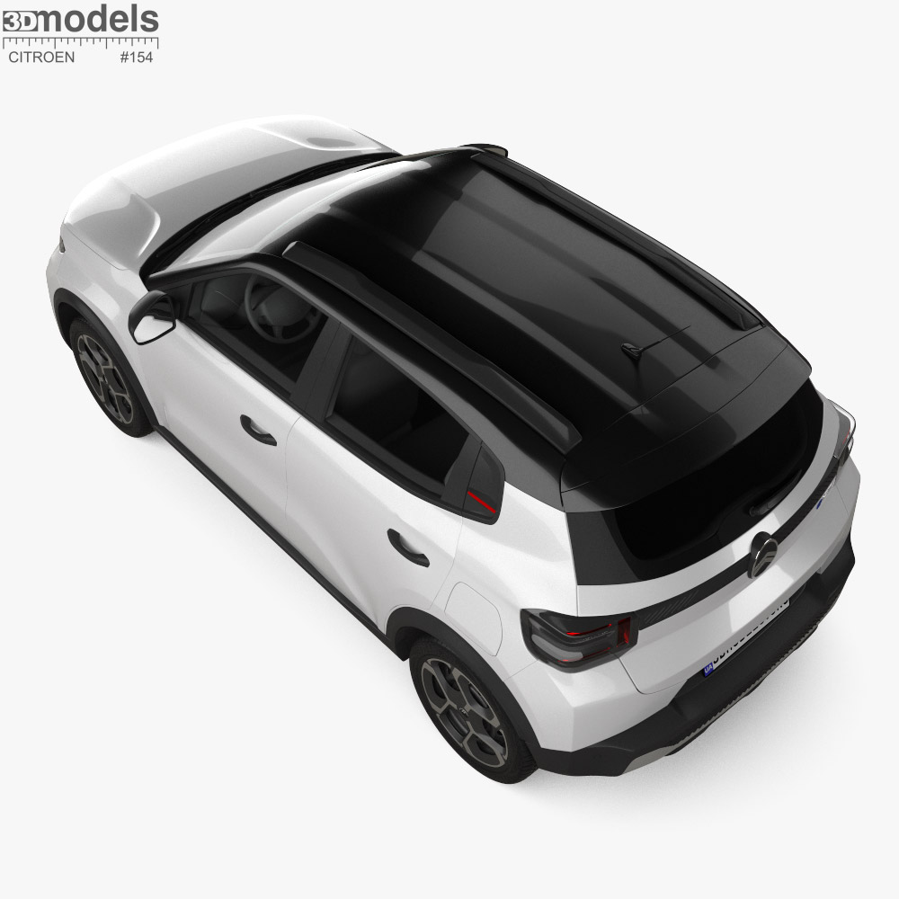 Citroen C3 e Max Plus 2025 3D model - Download Crossover SUV on ...