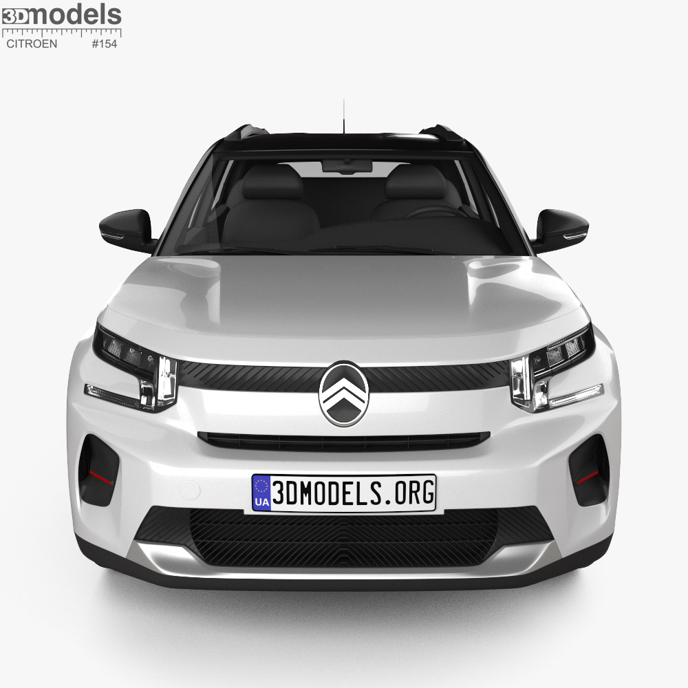 Citroen C3 e Max Plus 2025 3D model - Download Crossover SUV on ...