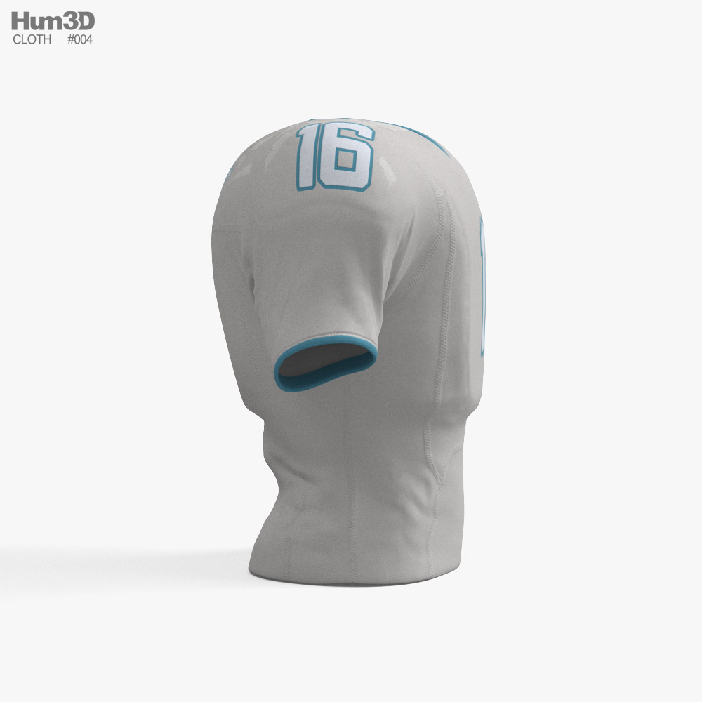 American Football Jersey 3D model - Download Sports Equipment on ...